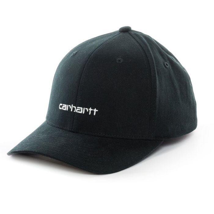 Carhartt WIP Script Cap black / white Black | BRANDS \ Carhartt WIP ...