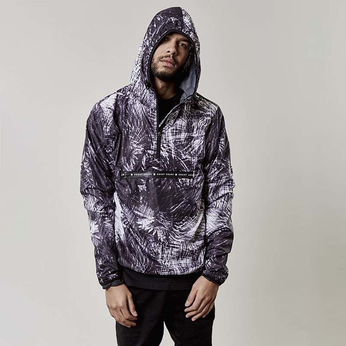 Cayler and Sons BLACK LABEL jacket CSBL Epic Storm Half Zip Windbreaker ...