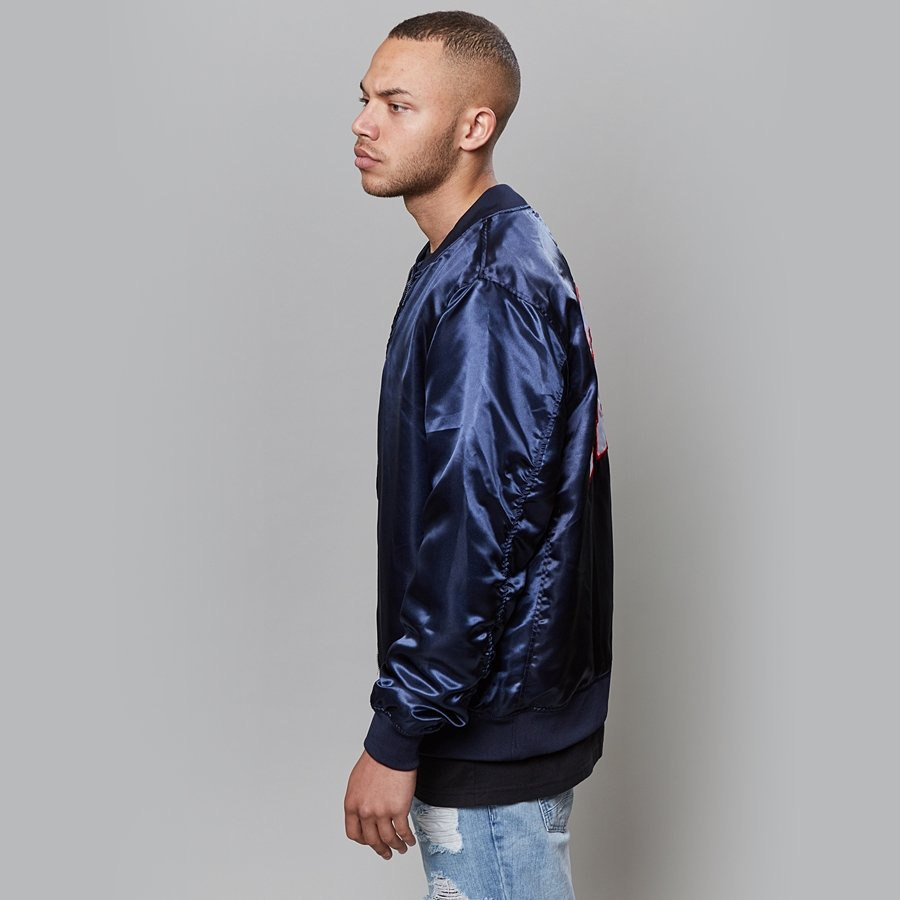 Cayler and Sons jacket CSBL Fam Satin Bomber Jacket navy | CLOTHES ...