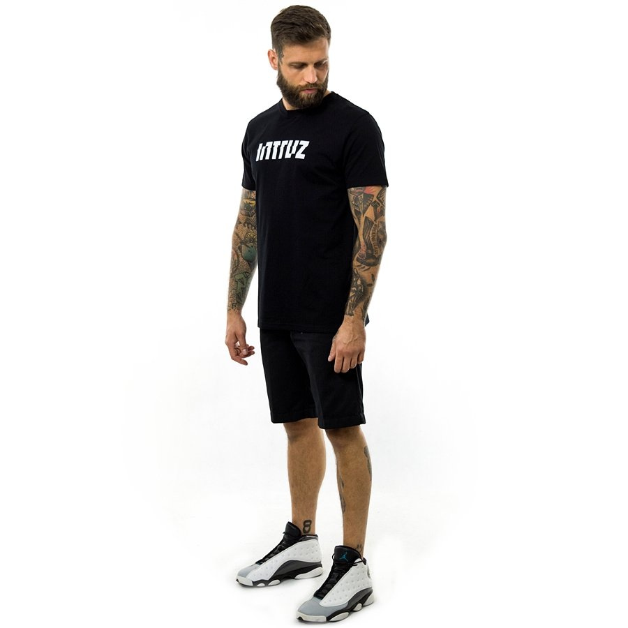 Intruz t-shirt Logo black Black | CLOTHES & ACCESORIES \ T-Shirts \ T ...