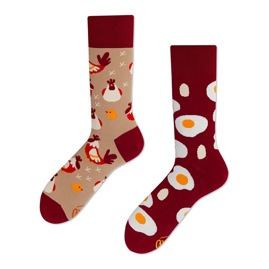 Many Mornings socks Egg And Chicken multicolor | BRANDS \ M \ Many ...