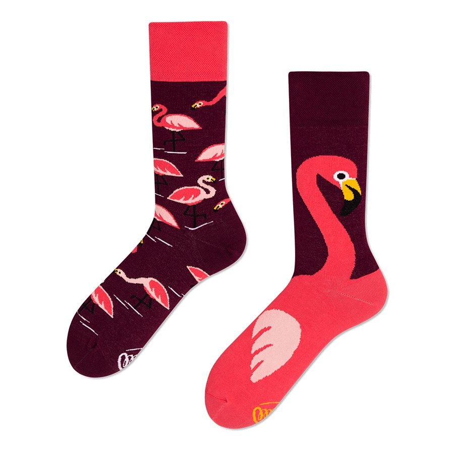 Many Mornings socks Pink Flamingo multicolor | BRANDS \ M \ Many ...