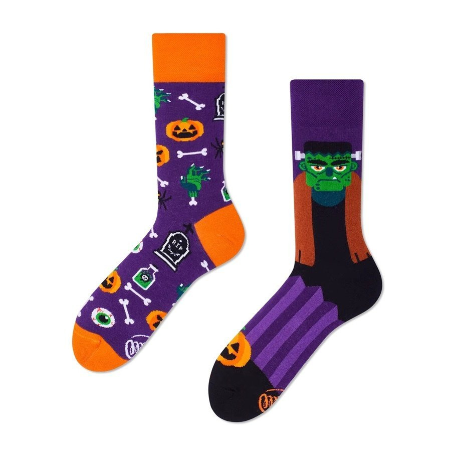 Many Mornings socks Quarter Frankenfeet multicolor | BRANDS \ M \ Many ...