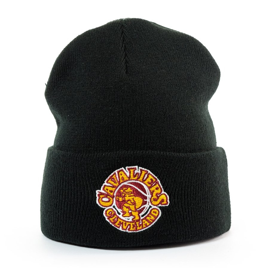 Mitchell and Ness Logo Cuff Knit Cleveland Cavaliers black Cleveland ...