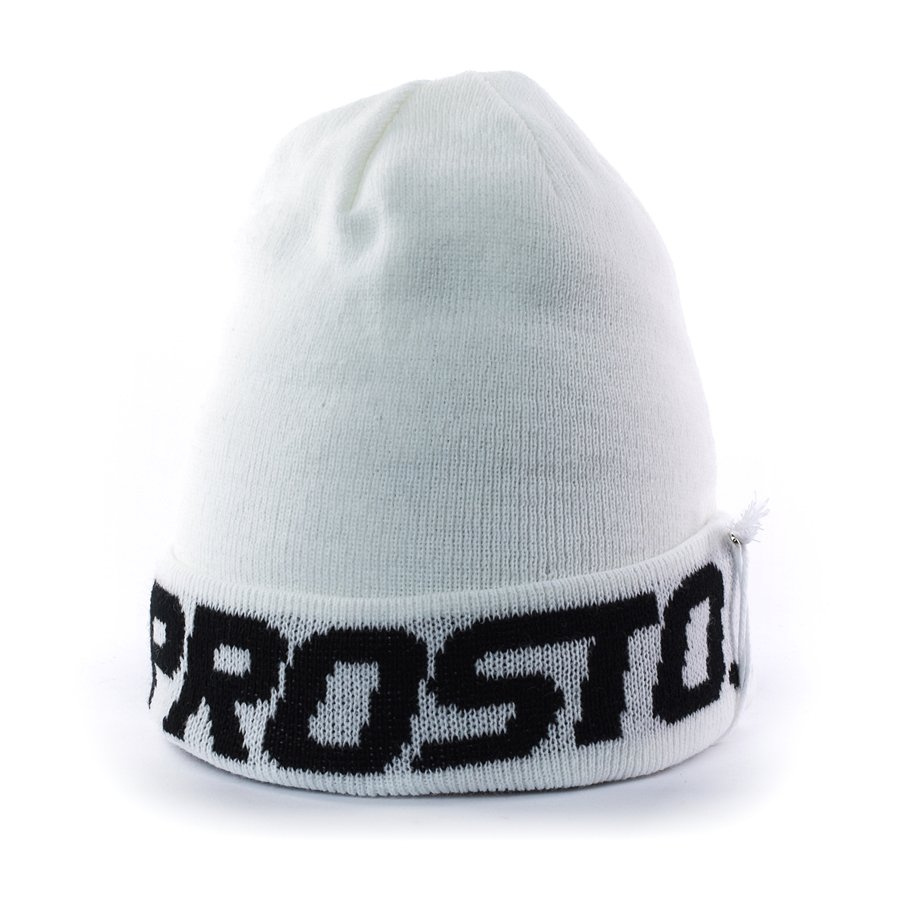 Prosto Klasyk beanie Winter Cap Wraps Logo white White | CLOTHES ...