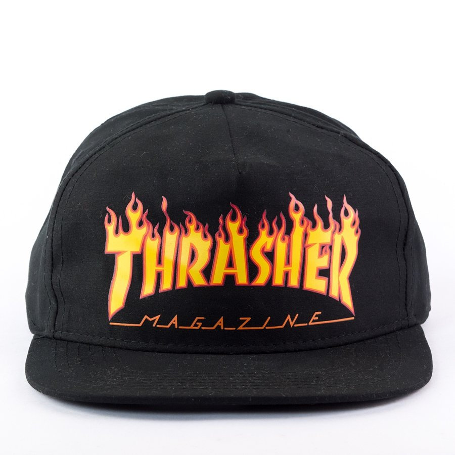 Thrasher snapback Flame Logo black | CLOTHES & ACCESORIES \ Caps ...