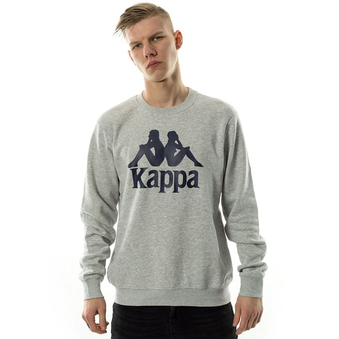 Kappa sweatshirt crewneck Sertum RN light grey melange Light Grey ...