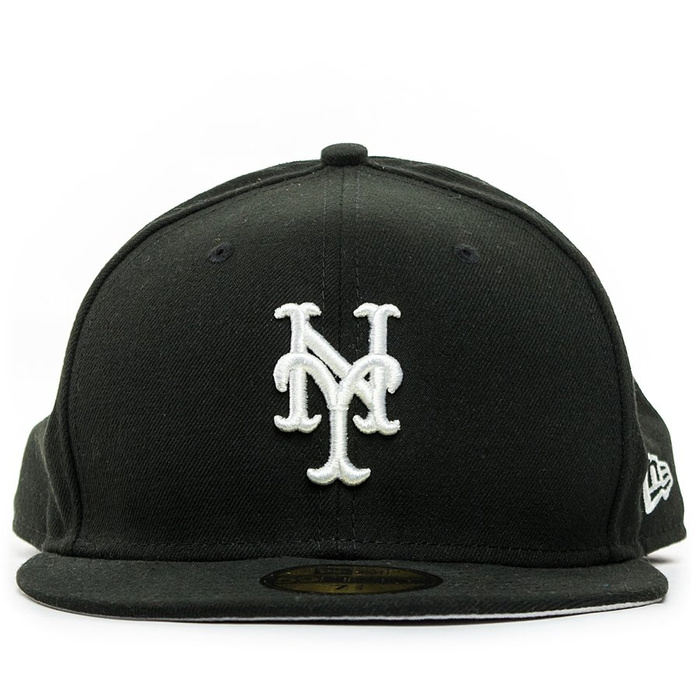 New Era fitted cap 59FIFTY Basic MLB New York Mets black | BRANDS \ New ...