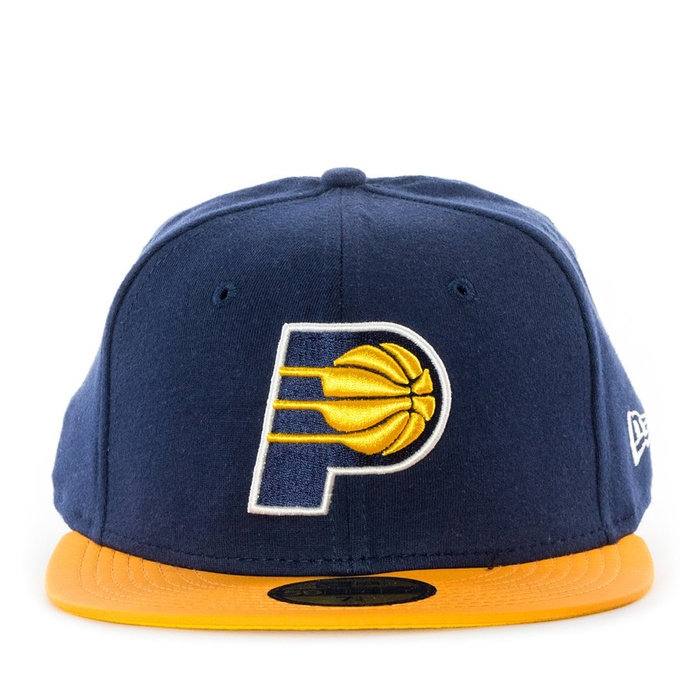 New Era fitted cap 59FIFTY Indiana Pacers navy / yellow Indiana Pacers ...
