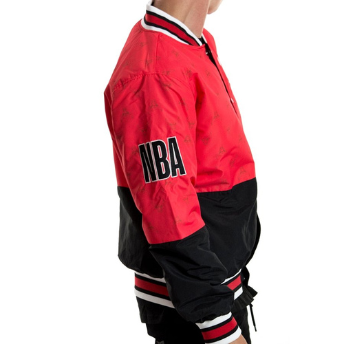New Era jacket NBA Colour Block Bomber Chicago Bulls red / black ...