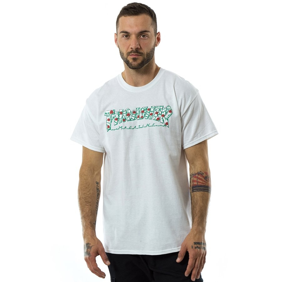 Thrasher t-shirt Roses white White | CLOTHES & ACCESORIES \ T-Shirts ...