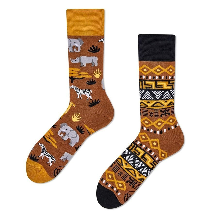 Many Mornings socks Quarter Safari Trip multicolor | BRANDS \ M \ Many ...