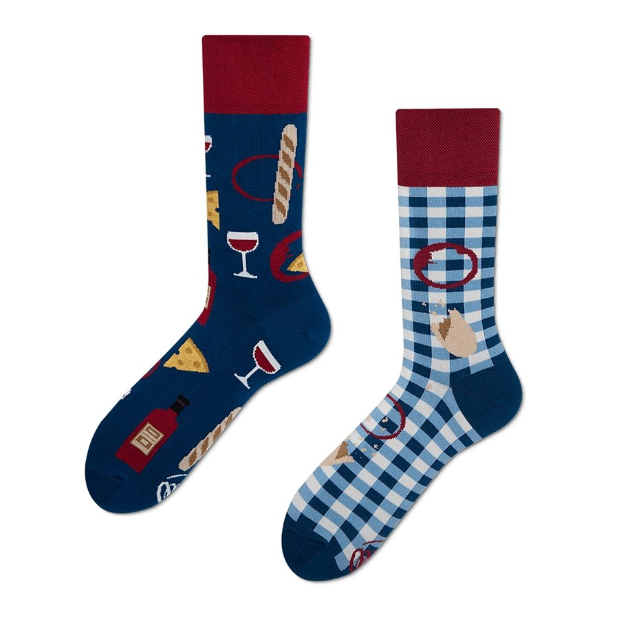 Many Mornings socks Quarter Bonjour France multicolor | BRANDS \ M ...