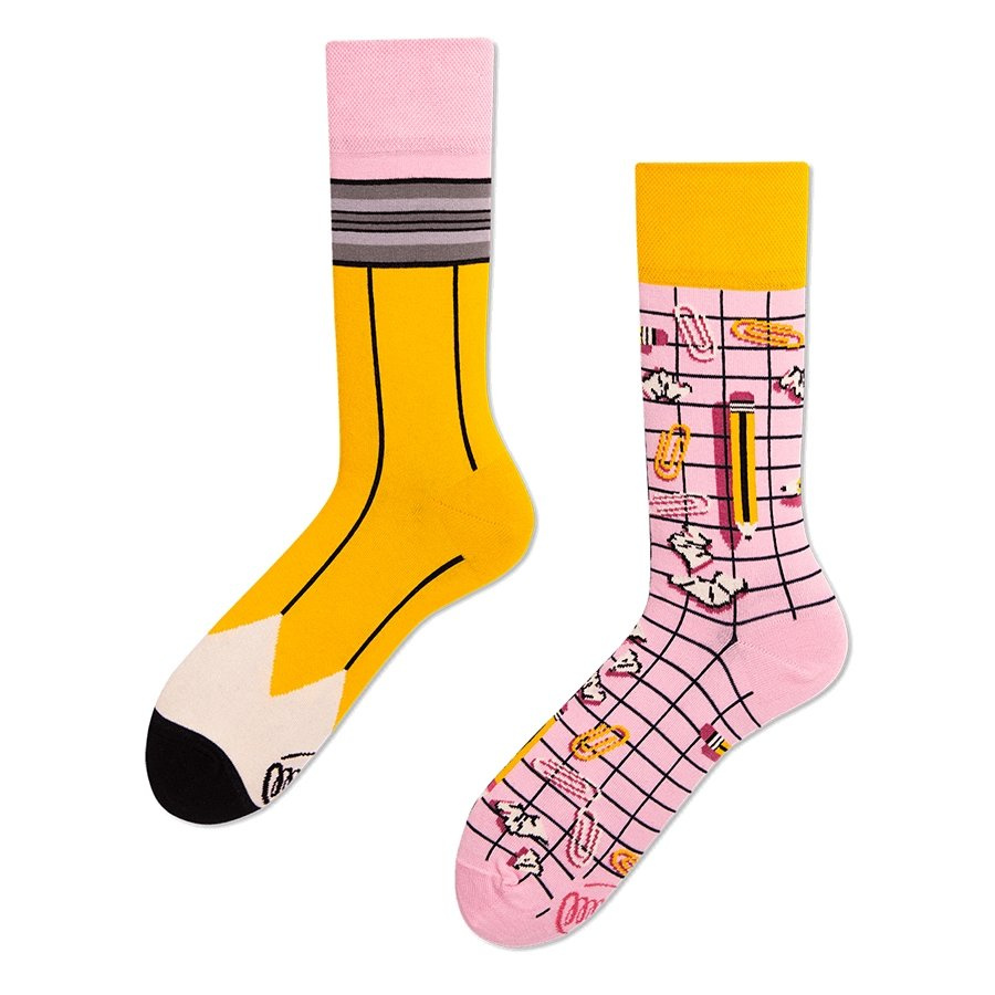 Many Mornings socks Paperwork multicolor | BRANDS \ M \ Many Mornings ...