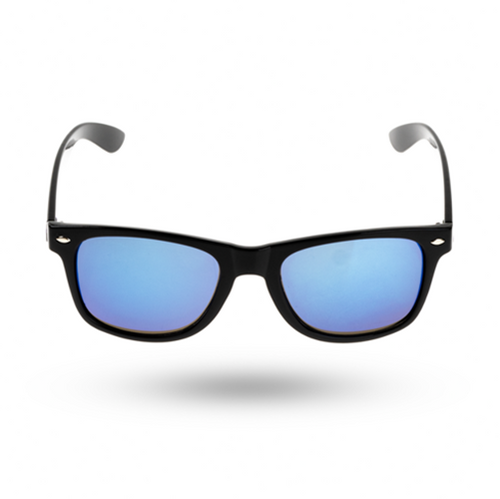 NewBadLine sunglasses Classic black flash / blue mirror | CLOTHES ...