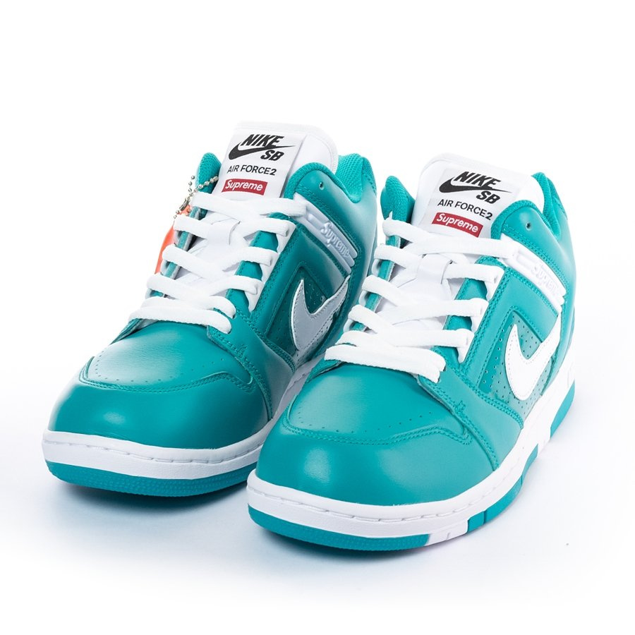 Buty męskie Supreme x Nike SB AF2 Air Force 2 new emerald (AA0871-313 ...