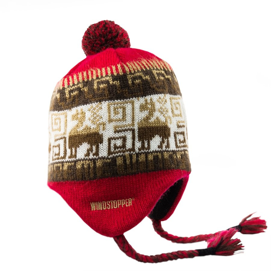 Czapka zimowa Supreme® Chullo WINDSTOPPER® Earflap beanie red | ODZIEŻ ...