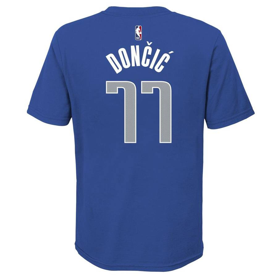 Koszulka koszykarska Nike t-shirt Icon Edition Dalla Mavericks Luka Doncic blue | ODZIEŻ I ...